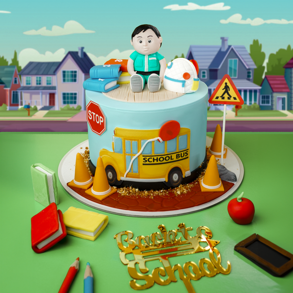 School Bus Cake – Mister Baker