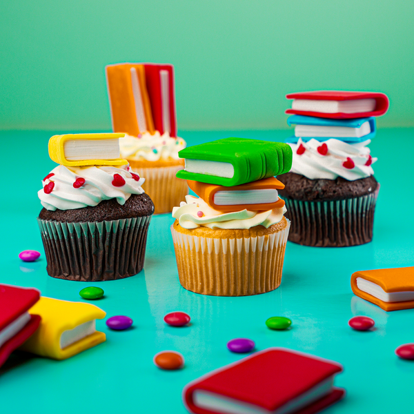 Back to School Book Cupcakes – Mister Baker