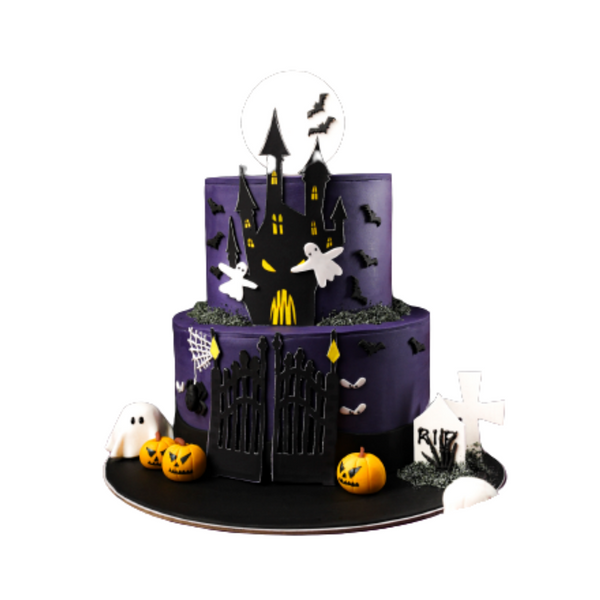 Scary Halloween Castle Cake – Mister Baker