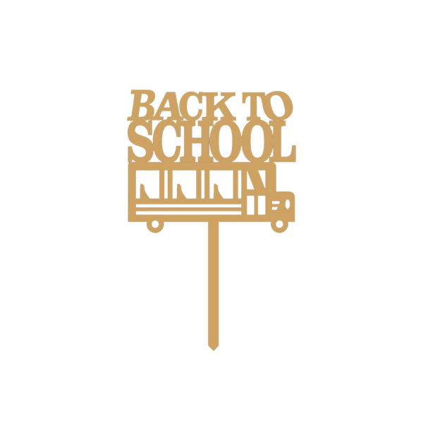 Back to School Bus Topper – Mister Baker