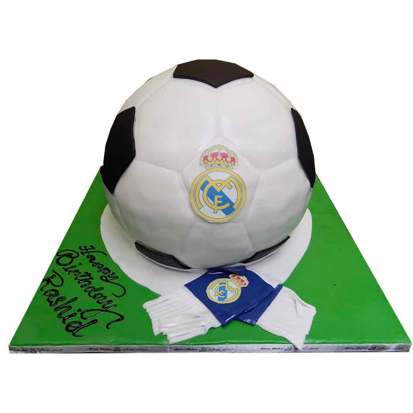 FCB Ball Cake | Birthday Cake In Dubai | Cake Delivery – Mister Baker