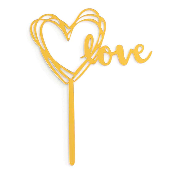 Heart Shape Love Gold – Mister Baker