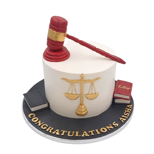 Lawyer Graduation Cake | Birthday Cake In Dubai | Cake Delivery ...