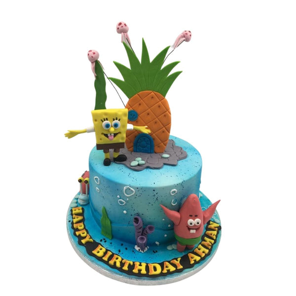 Spongebob Cake | Birthday Cake In Dubai | Cake Delivery – Mister Baker