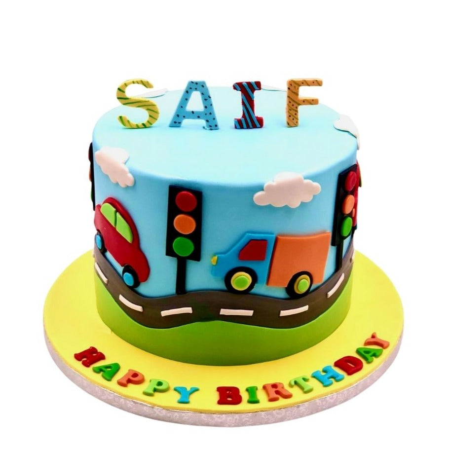 Transportation Themed Cake Gluten Free Birthday Cake Delivery Ships